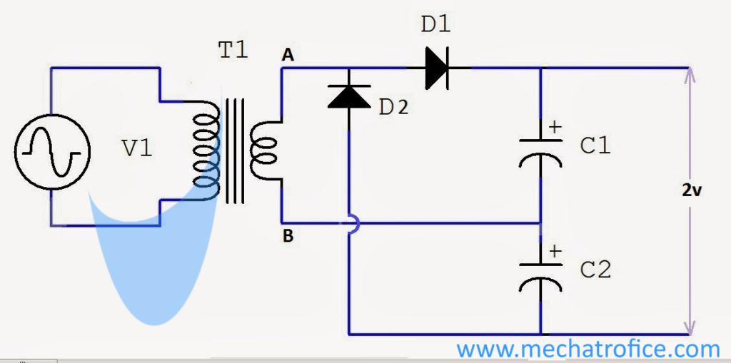 Dc Voltage Doubler Schematic Diagram