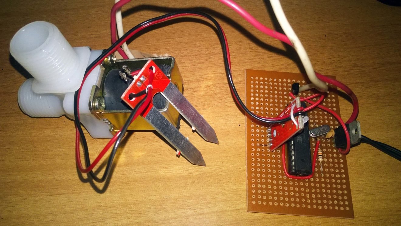 Automatic Watering System using FC-28 Moisture Sensor with arduino