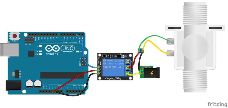 Solenoid valve control using arduino