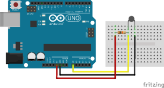 Measure temperature using Arduino and NTC thermistor