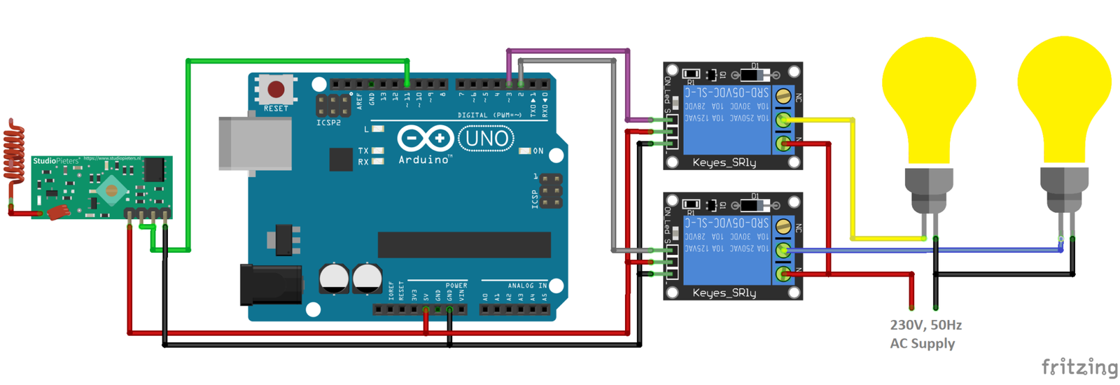 Rf Remote Control Using Arduino And 433mhz Ask Module