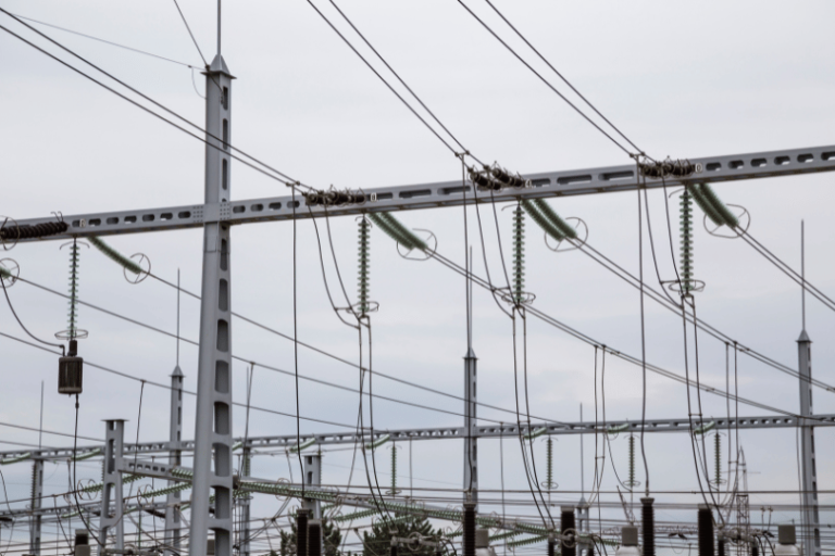 What is an electrical bus in substations?